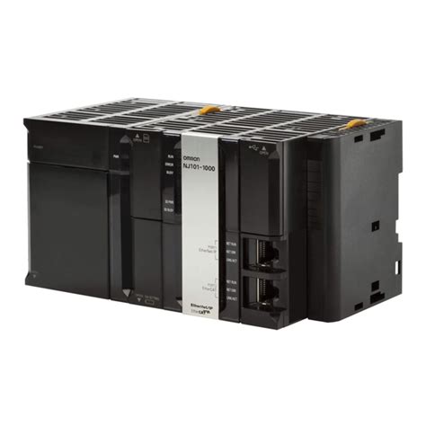 Omron Sysmac Ethercat Nj101 Series Connection Manual Pdf Download