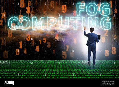 The Concept Of Cloud Edge And Fog Computing Stock Photo Alamy
