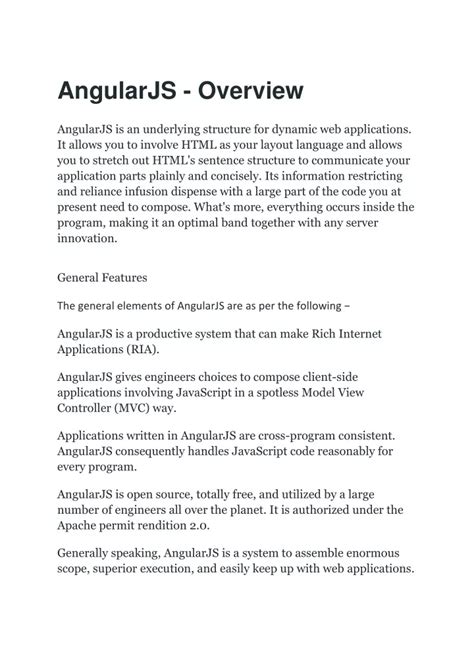 PPT Angular JS PowerPoint Presentation Free Download ID 11371435