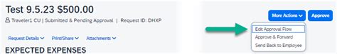 Concur Request Approving And Forwarding A Request
