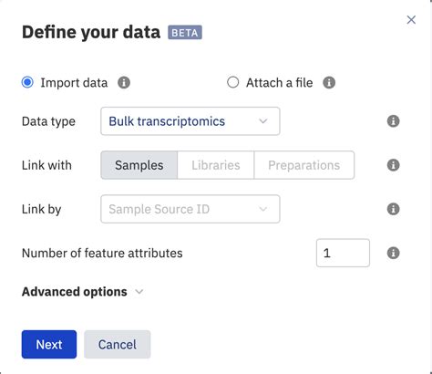 Import Data In Odm — Genestack User Tutorials 10 Documentation