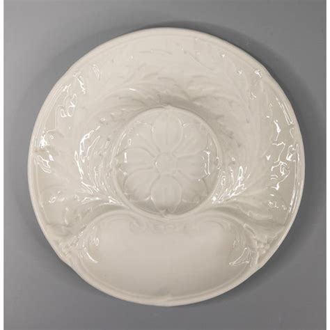 French Gien Majolica Artichoke Plate Chairish