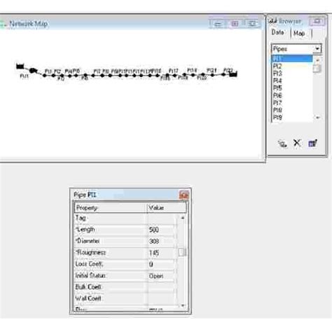 Snapshot Of EPANET Simulation Environment Download Scientific Diagram