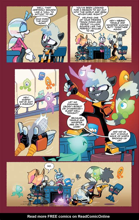 Sonic The Hedgehog Tangle Whisper Issue 1 Read Sonic The Hedgehog