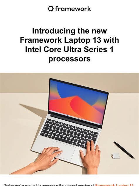Frame Introducing The Newest Version Of Framework Laptop Milled