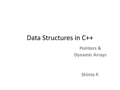 PPT Data Structures In C PowerPoint Presentation Free Download ID
