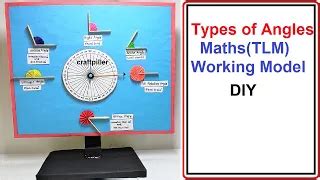 How To Make Types Of Angles Maths Working Model TLM Project Science