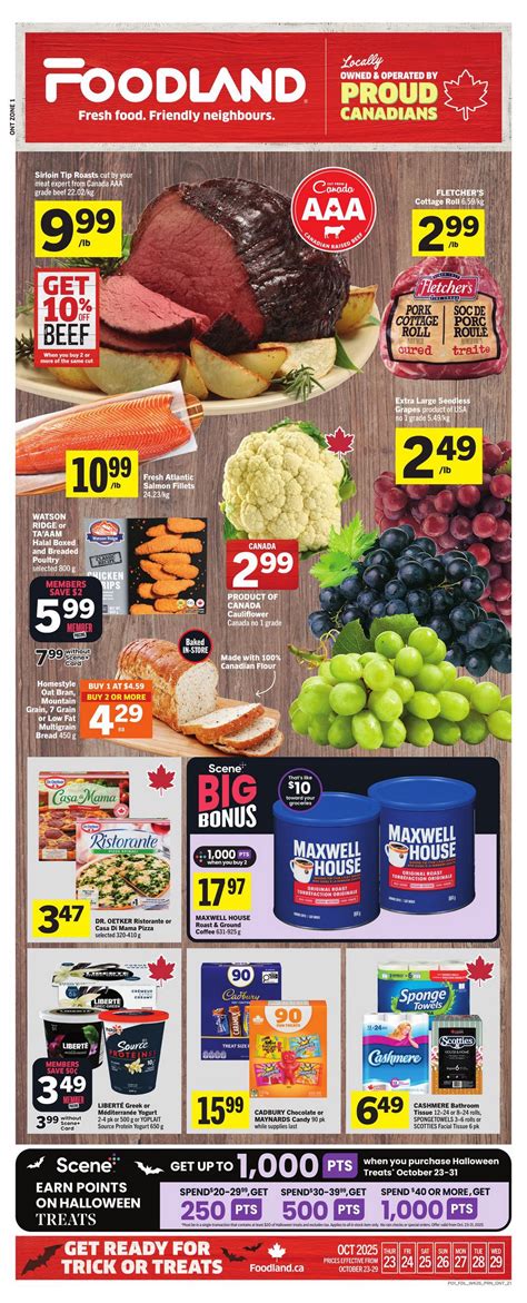Foodland Flyer On October 23 29 2025