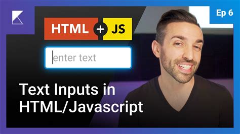 Text Inputs In Htmljavascript Learn To Code Ep 6 Youtube