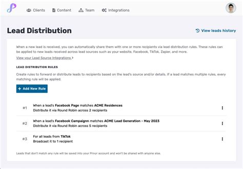 Automatic Lead Distribution Privyr Help And Guides
