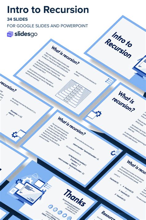 Intro To Recursion Google Slides PowerPoint