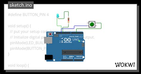 002 Basic Led Blink Wokwi Esp32 Stm32 Arduino Simulator