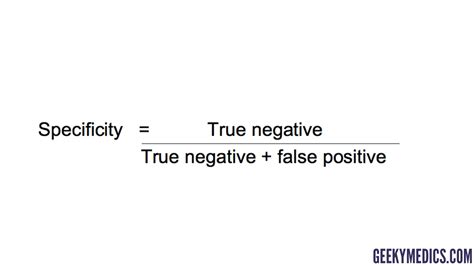 statistics sensitivity specificity ppv and npv geeky medics
