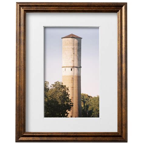 Vintage Rustic Bronze Matted Custom Frame Solid Wood Custom Size Frame For Wall Art With