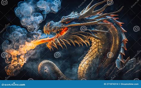 Fiery Dragon Boss: A Caricature-like 2d Game Art In Snes Jrpg Style ...