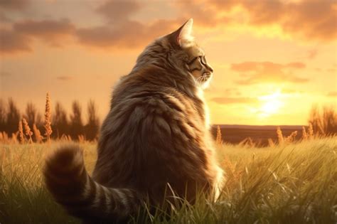 Premium Ai Image A Weary Old Tomcat Wallpaper