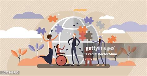 Diversity Flat Vector Illustration Symbolic Race And Sex Unity On Earth High Res Vector Graphic