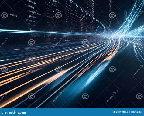 Abstract Digital Background For Tech Envision A World Driven By Binary Code Immersed In Coding