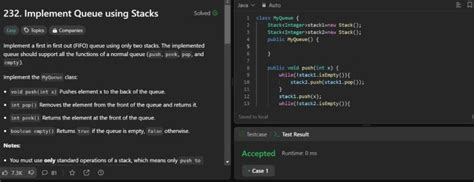 75daysleetcodechallenge Implement Queue Using Stacks Deepak Kumar Chauhan Posted On The