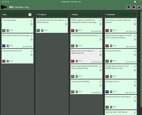 Kenny L On Linkedin Kanban Vue Chrome Kan