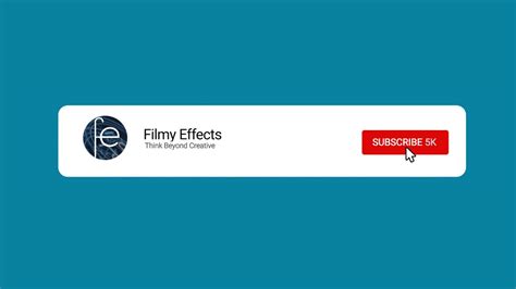 How To Make A Professional SuBSCrIBE Button Animation In After Effects YouTube