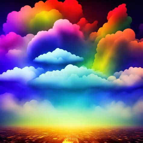 Cloud Computing Concept Smart City Wireless Internet Communication Stock Illustration