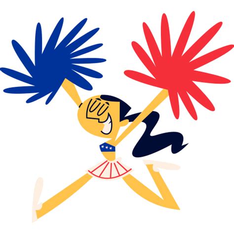 Cheerleader Stickers Free People Stickers