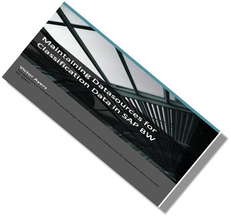 Guide To Maintaining Sap Bw Datasources For Classification Tutorial
