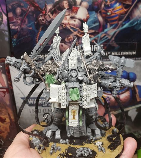 Kitbash Grey Knights Grand Master In Nemesis Dreadknight I Just