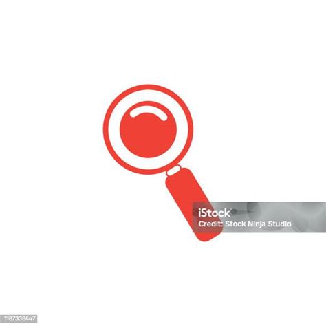 흰색 배경에 돋보기 빨간색 아이콘입니다 빨간 평평한 스타일 벡터 일러스트 0명에 대한 스톡 벡터 아트 및 기타 이미지 0명 검사 보기 검색 Istock
