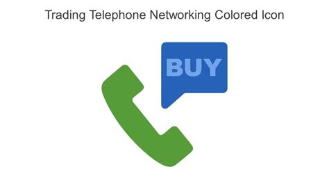 Trading Telephone Networking Colored Icon In Powerpoint Pptx Png And