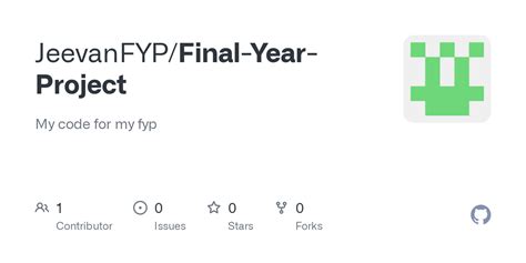 Github Jeevanfypfinal Year Project My Code For My Fyp