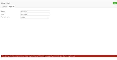 Cant Save Or Delete Template Templates And Document Types