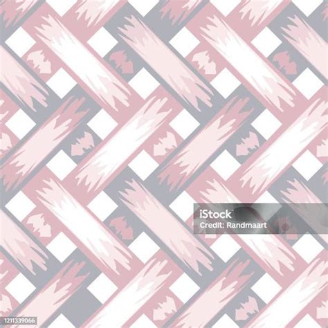 흰색 배경에 원활한 벡터 패턴 편조 텍스처 분홍색과 보라색간단한 짠 3d 벽지 디자인 3차원 형태에 대한 스톡 벡터 아트 및 기타 이미지 3차원 형태 고리 세공 공예