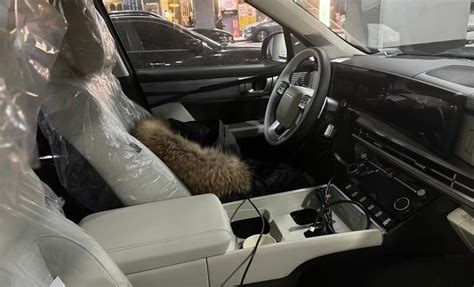 신형 그랜저 스타일 싼타페 풀체인지 실내 유출