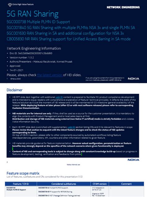 5g Ran Sharing Pdf Lte Telecommunication Computer Networking