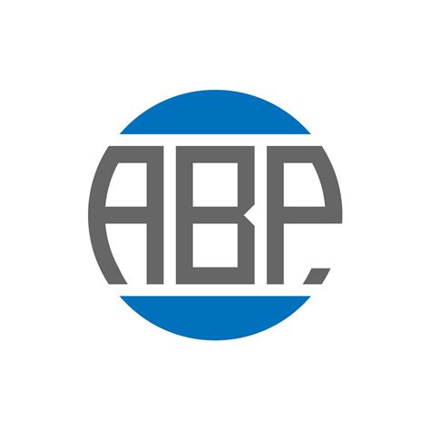 Abp Letter Logo Design On White Background Abp Creative Initials