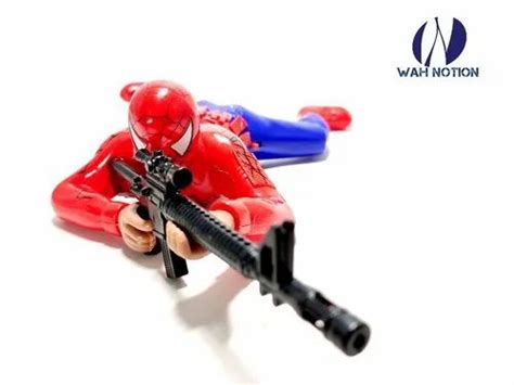 Wah Notion Plastic Spider Man Crawling Action Toy With Lights And Sound At Best Price In Ludhiana