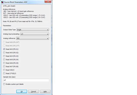 Nrf51 Target Block References On Chip Peripherals Adc