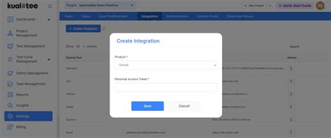 Integrates With Github Kualitee