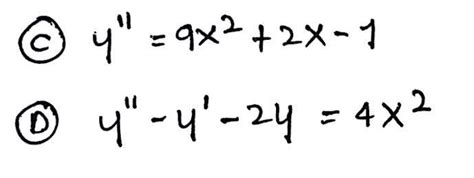 Solved Solve The Following ODE By Method Of Undetermined Chegg