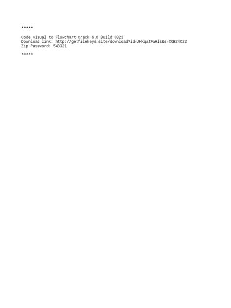 Code Visual To Flowchart 60 Build 0823 Crack Pdf