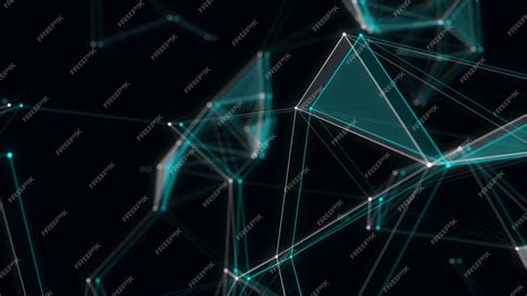 Premium Photo Global Network Connections Abstract Neural Networks