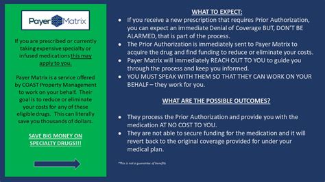 Payer Matrix Coast Property Management Employee Benefits