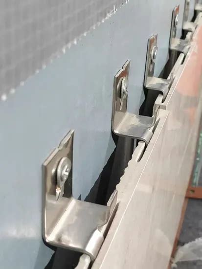 Wall Panel Stainless Steel Bracket Wall Cladding System Bracket Stone Cladding Fixing System