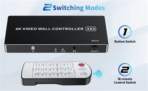 Amazon Com K HDMI Video Wall Controller X LUKFOCAB TV Wall Processor With Splicing Modes
