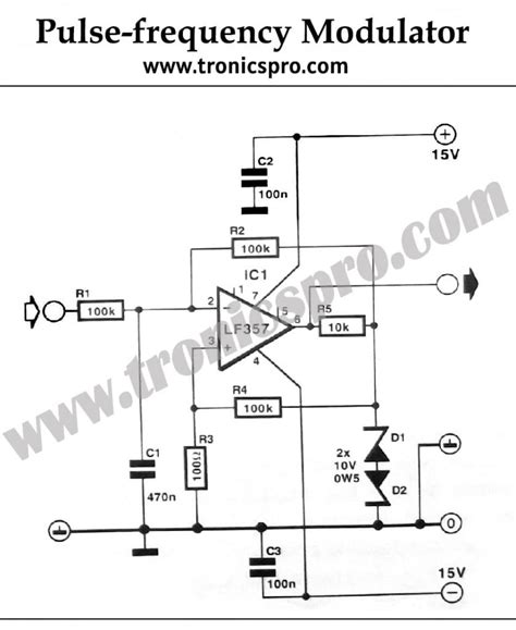 Pulse Frequency Modulator Circuit Tronicspro