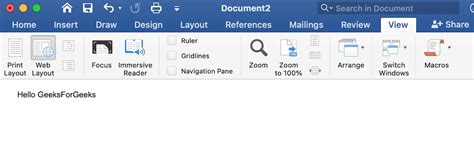 Introduction To Microsoft Word GeeksforGeeks