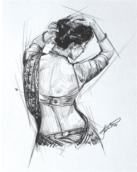 Beautiful Pencil Sketch Of Girl