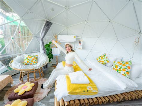 ที่พักเชียงใหม่ กลางสวนส้ม โดมติดแอร์ มีอ่างอาบน้ำ ฟรีอาหารเช้า มุมถ่ายรูปเยอะ สวนส้มเปาเปา